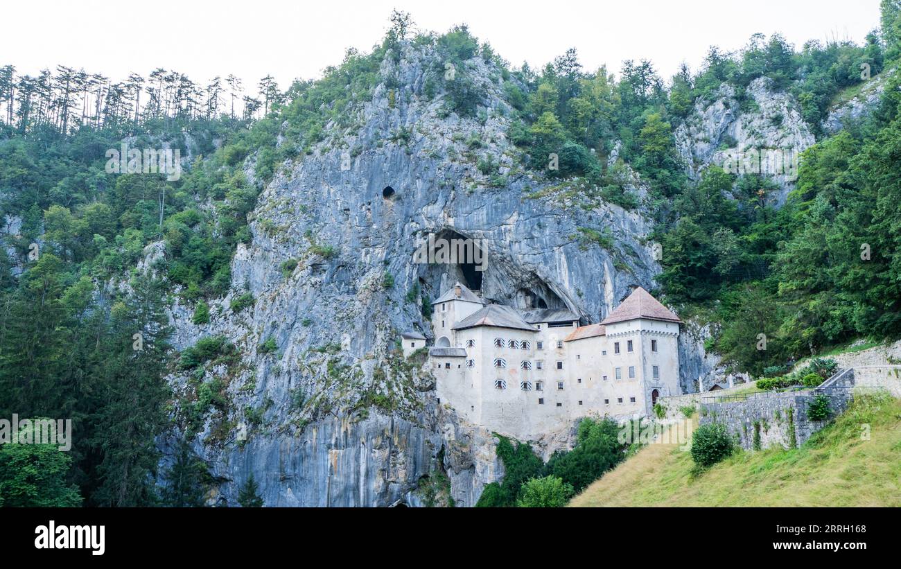 Predjama Castle Slovenia - Medieval castle build in a natural cave ...