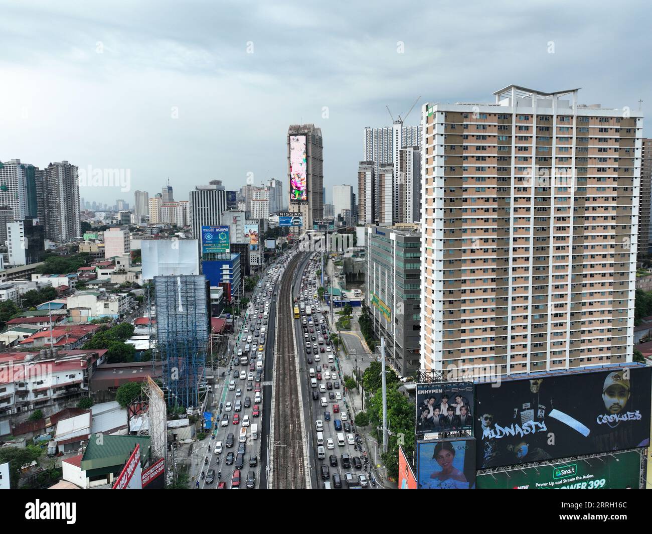 Makati City, Philippines. 8th September, 2023. Heavy traffic at the ...