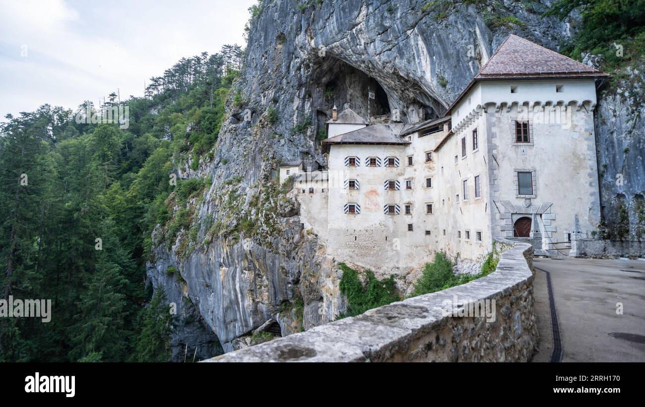 Predjama Castle Slovenia - Medieval castle build in a natural cave ...