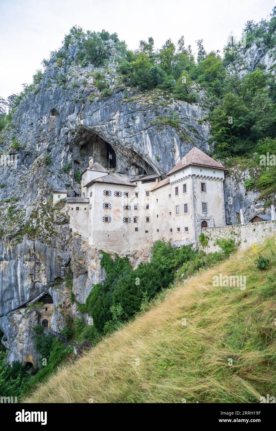 Predjama Castle Slovenia - Medieval castle build in a natural cave ...