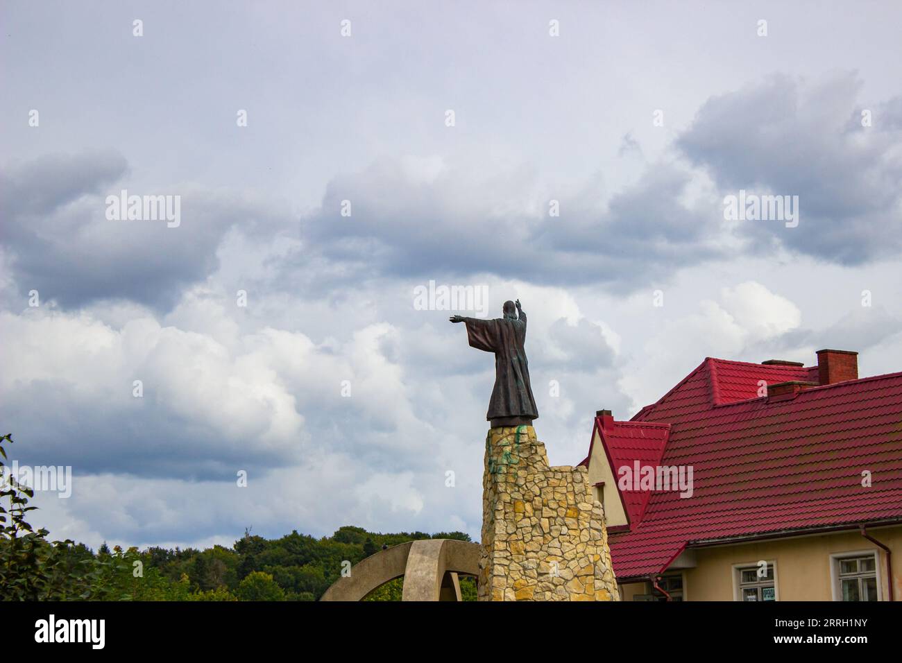 Morshyn, Ukraine - August 30, 2023: Morshyn balneological spa resort ...