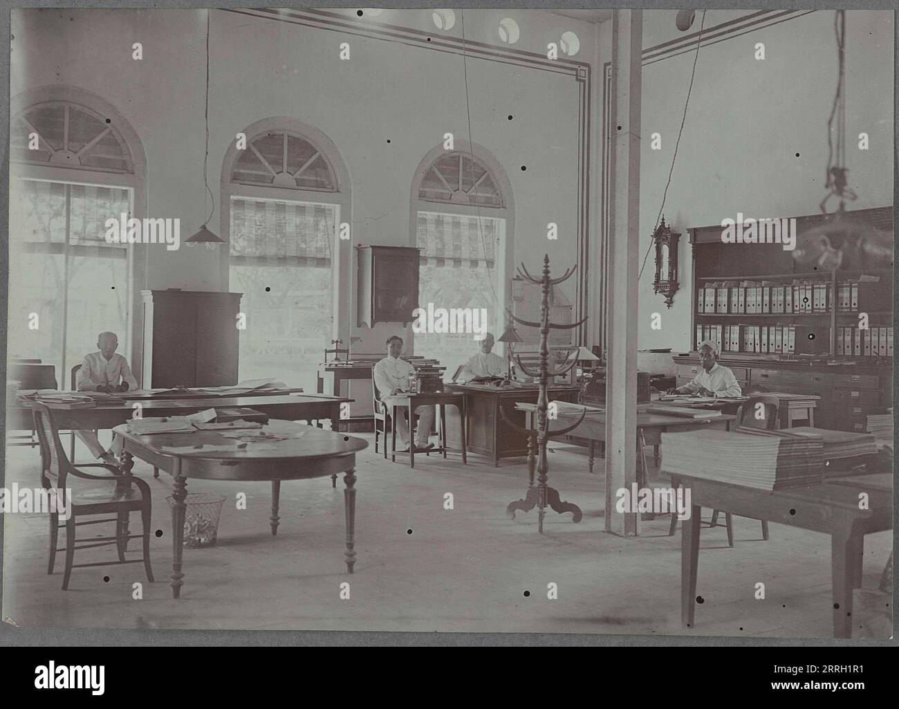 View in an office with several desks. Part of the photo album of the ...