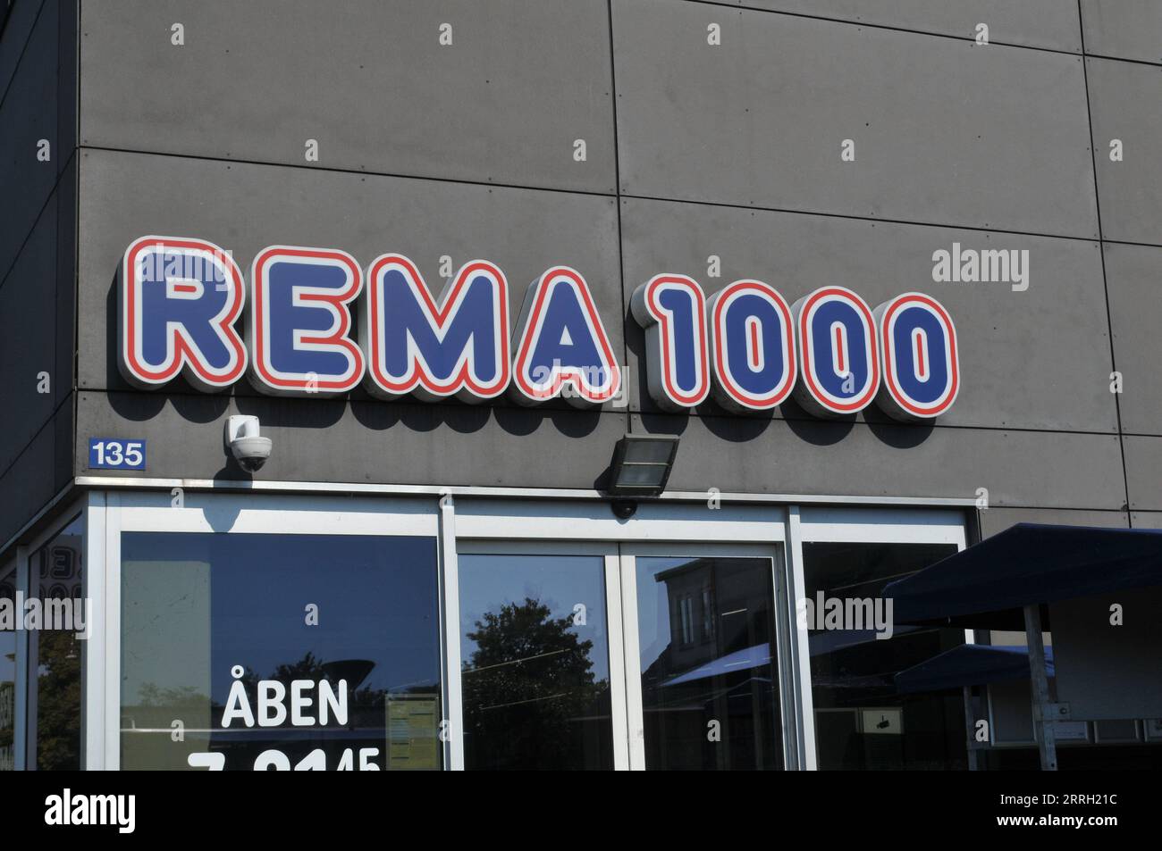 Copenhagen/Denmark/08 September 2023/.Rema 1000 grocery store in danish ...