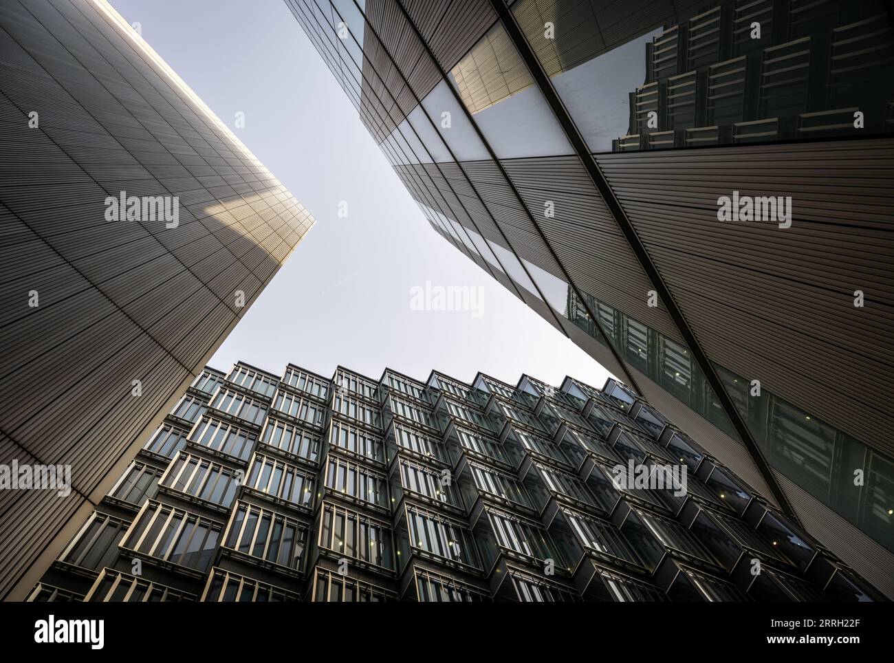 London, UK: Office buildings in More London, a modern business area in ...