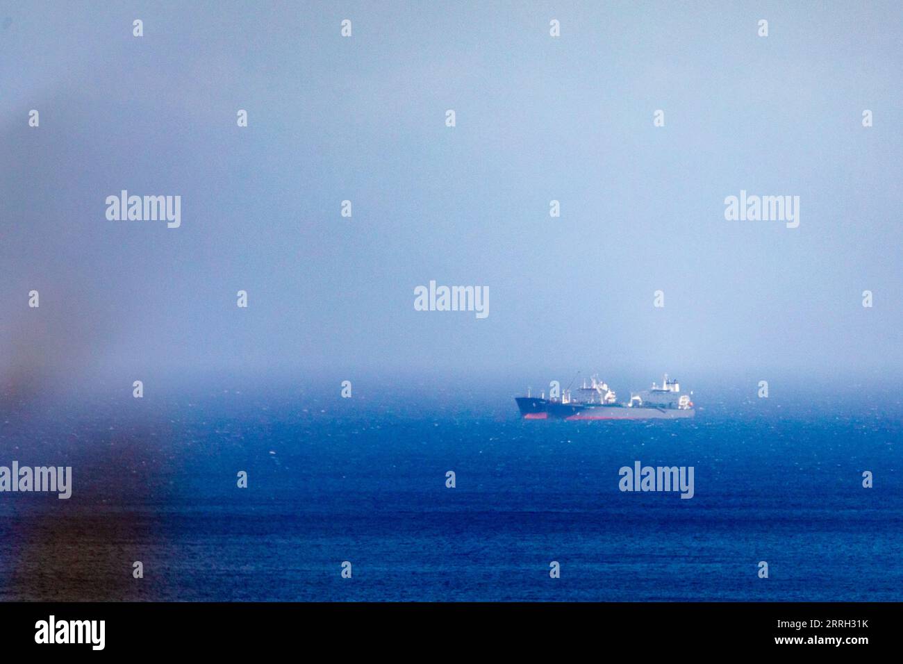 Ghost ships: The Nanda Devi (in the foreground) is hooked up to another ...