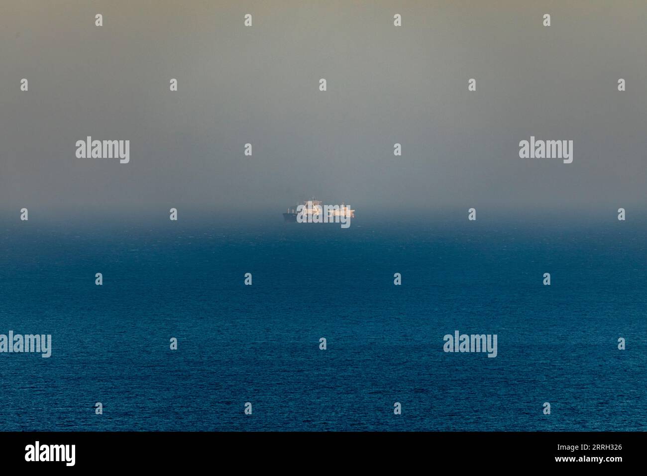 Ghost ships: The Nanda Devi (in the foreground) is hooked up to another ...
