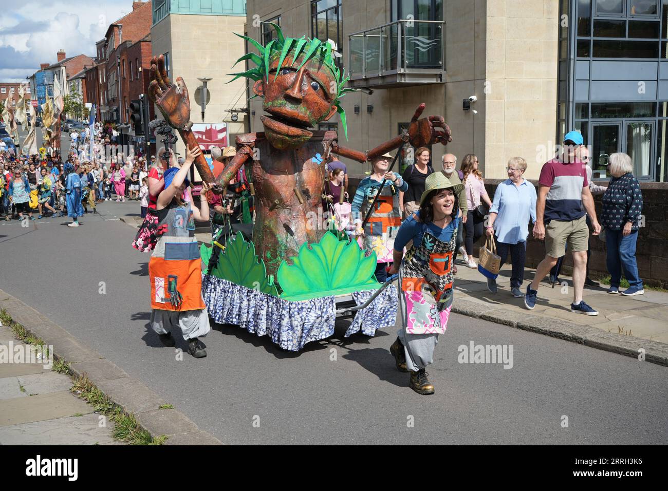 Giant Street Float at the 2023 Hereford Street Carnival. Hereford, UK ...