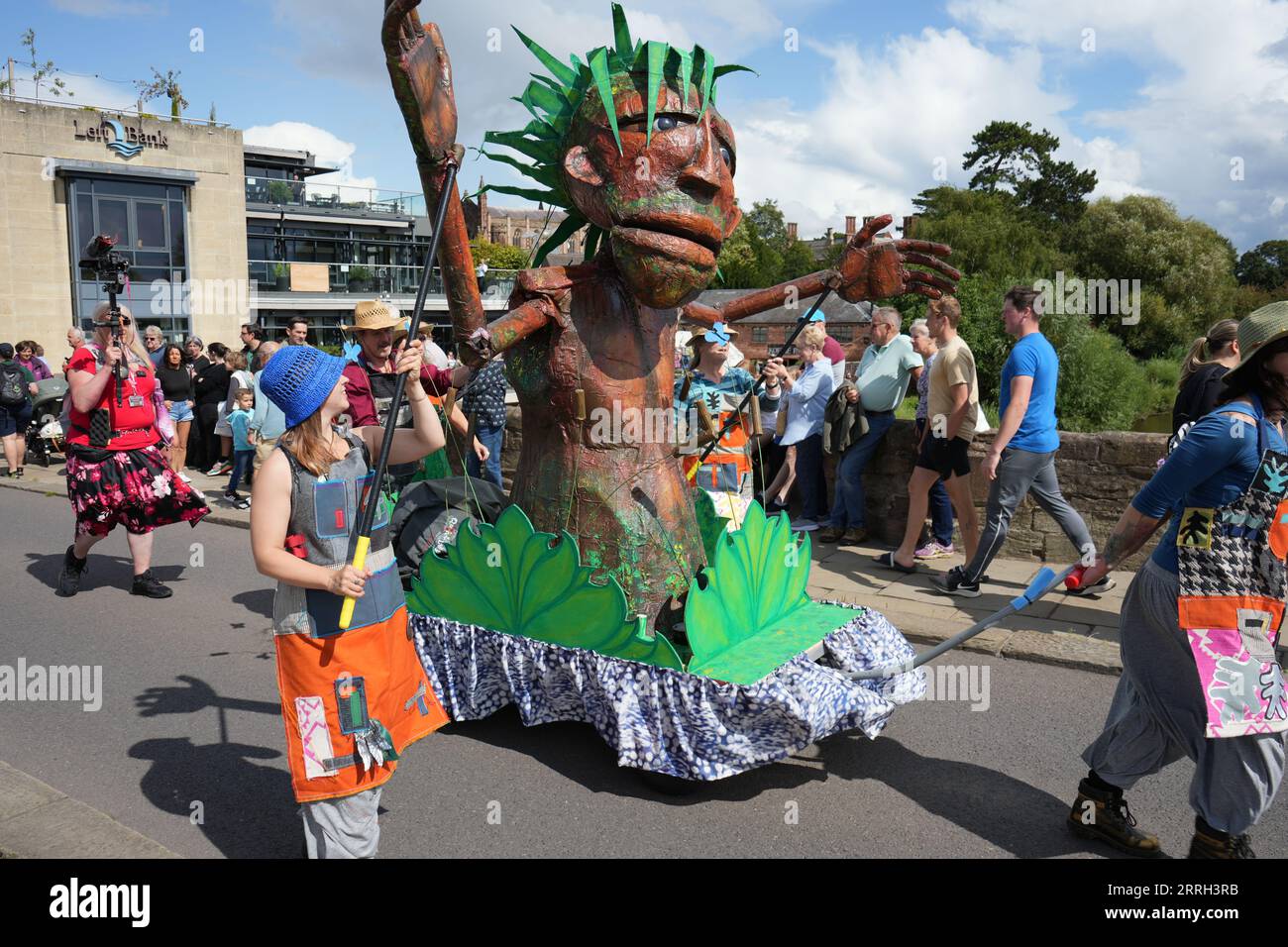 Giant Street Float at the 2023 Hereford Street Carnival. Hereford, UK ...