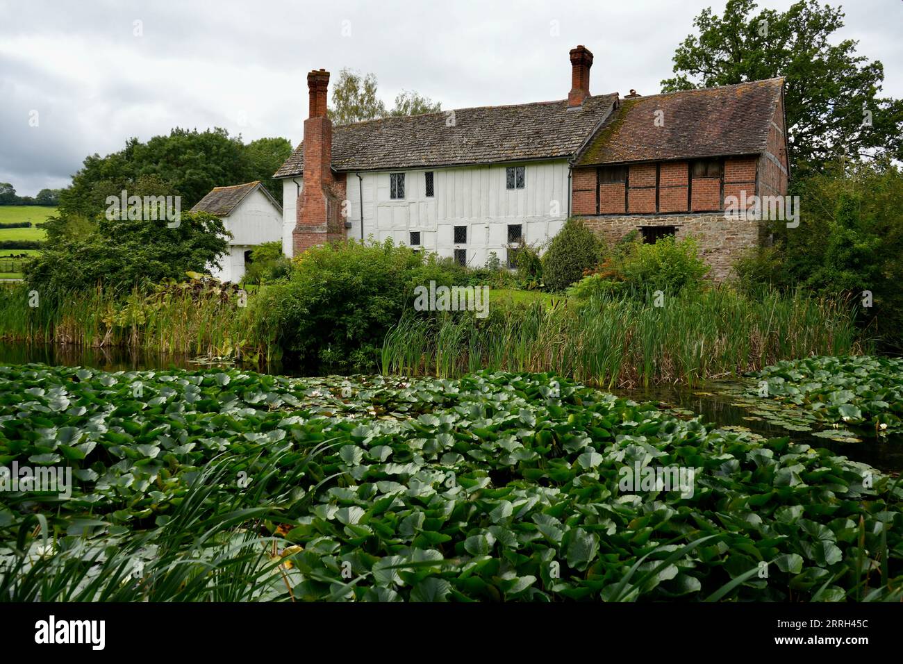 The Medieval Manor House on The Brockhampton Estate. Brockhampton, UK ...