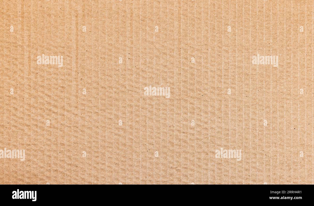 Package cardboard sheet, front view. Close-up background photo texture ...