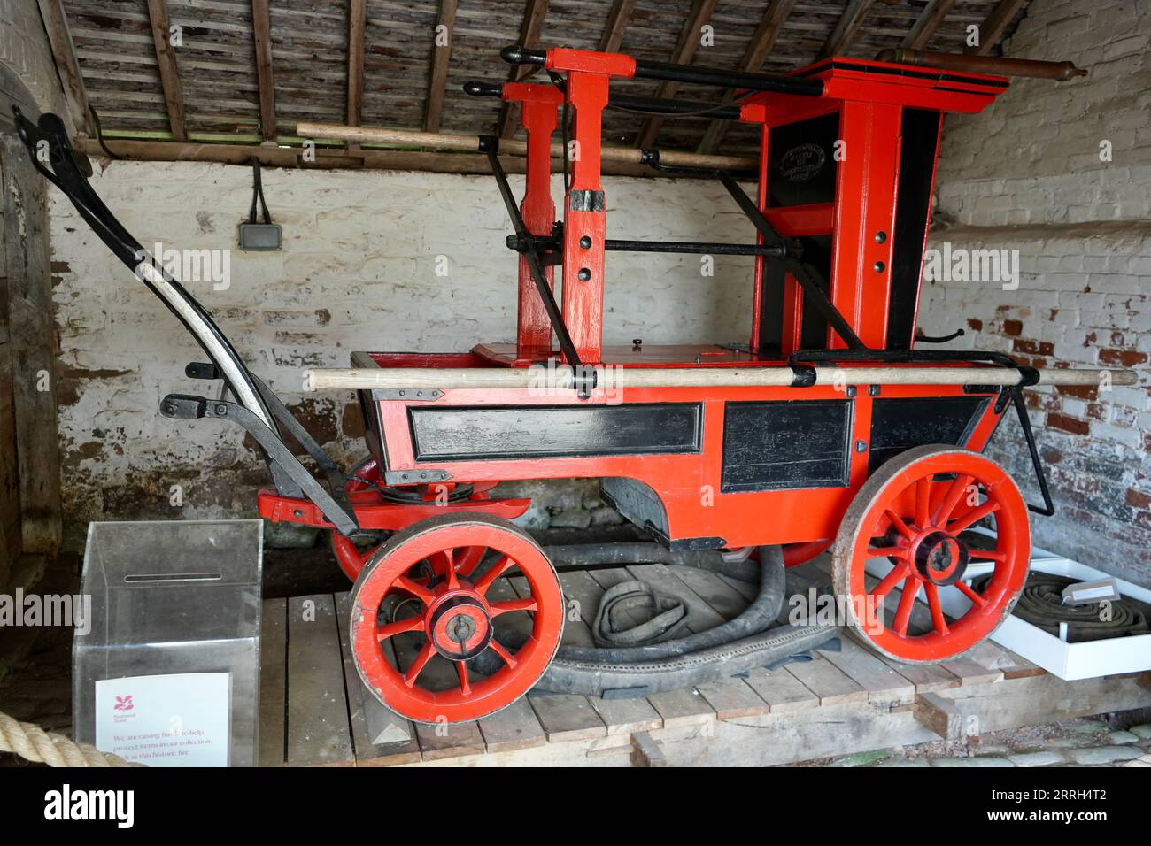 Vintage Wooden Hopwood and Tilley Fire Engine at The Brockhampton ...