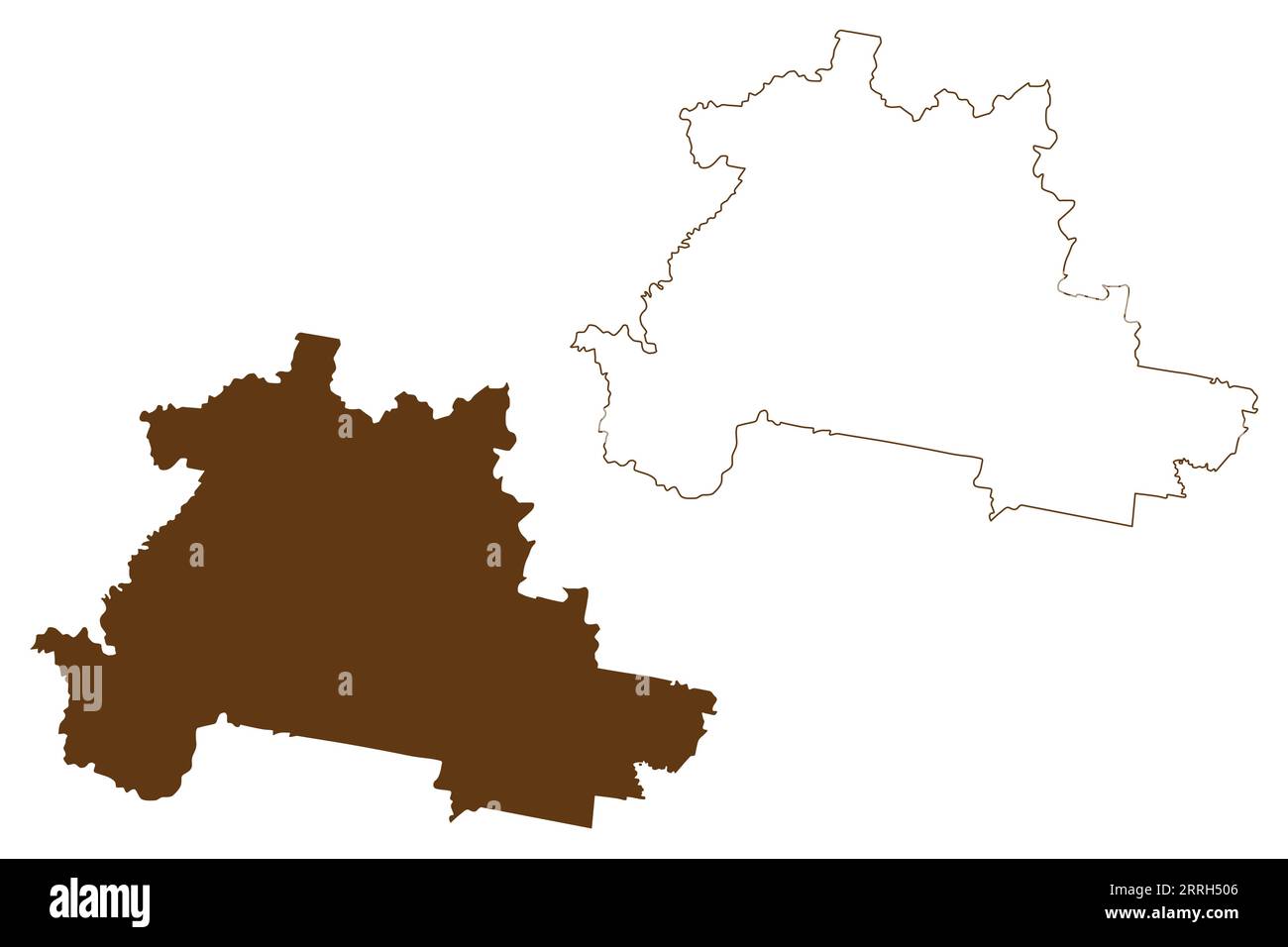 Wollondilly outline map hi-res stock photography and images - Alamy