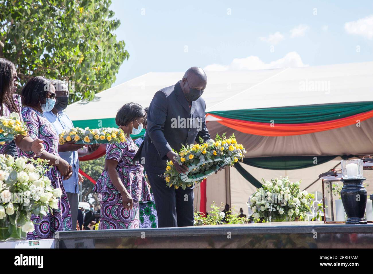 220617 -- LUSAKA, June 17, 2022 -- A family member of Zambia s founding ...