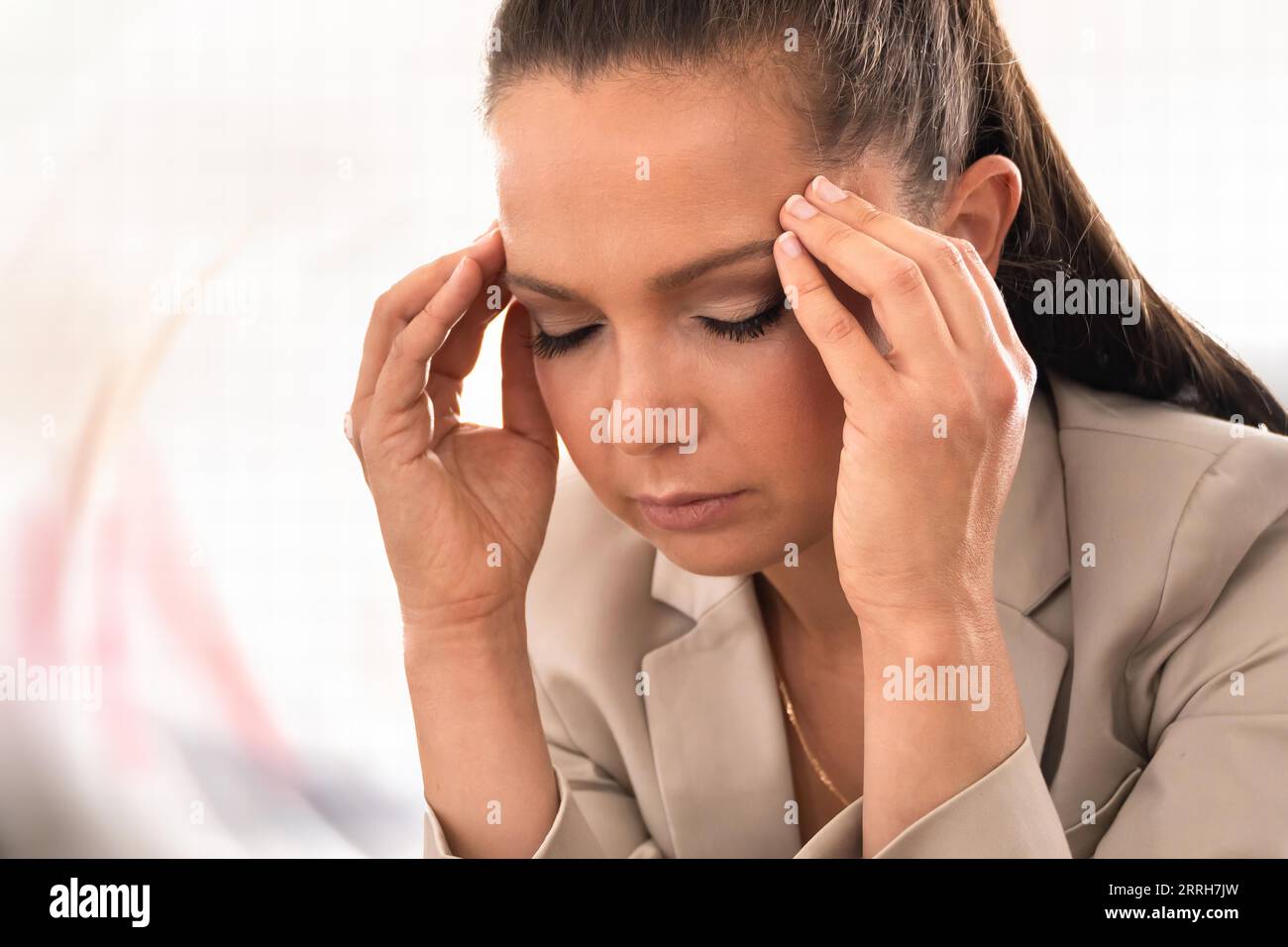 Vertigo Dizziness And BPPV Brain Pain Stroke Stock Photo - Alamy