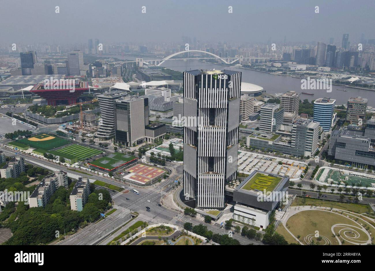 220620 -- BEIJING, June 20, 2022 -- Aerial photo taken on June 17, 2022 ...