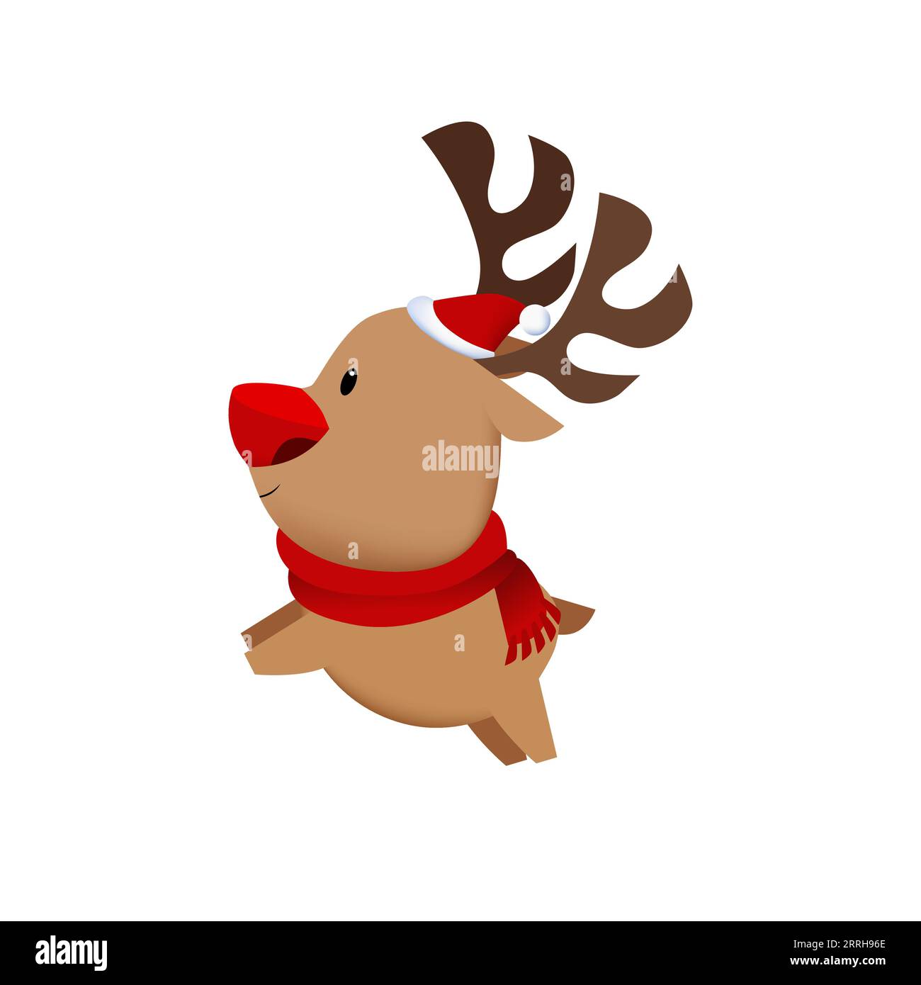 Cartoon reindeer Cut Out Stock Images & Pictures - Alamy