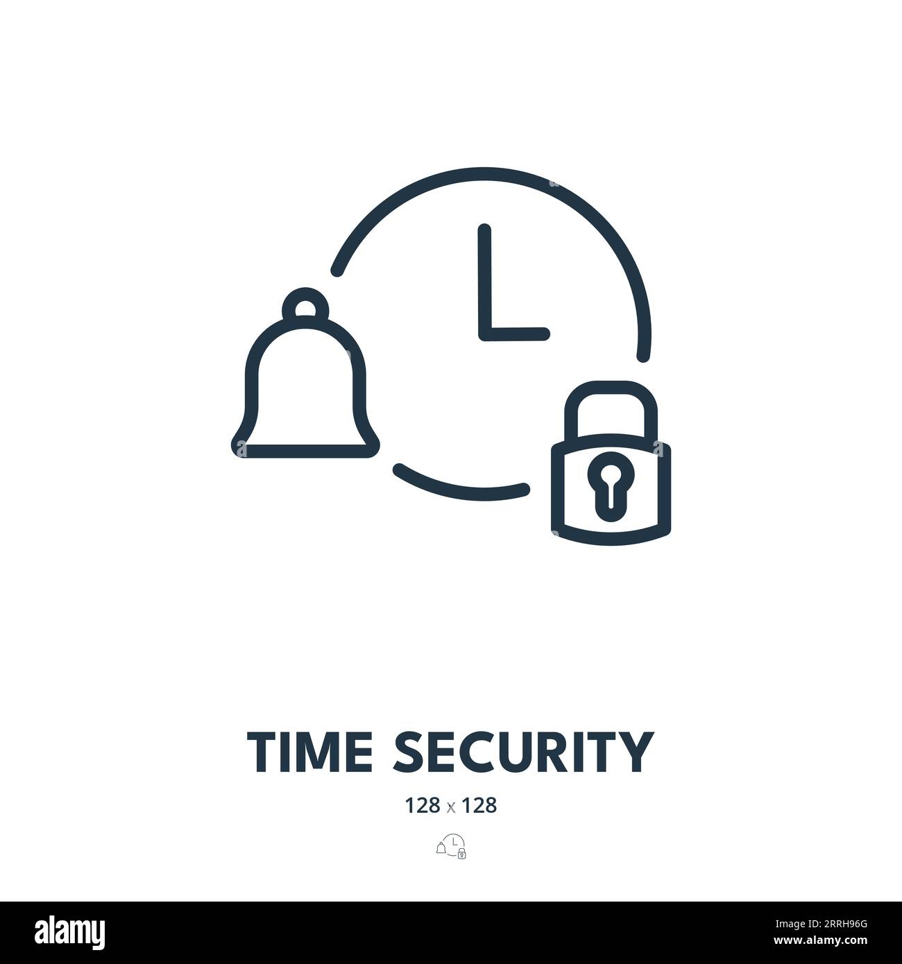 Time security icon vector hi-res stock photography and images - Alamy