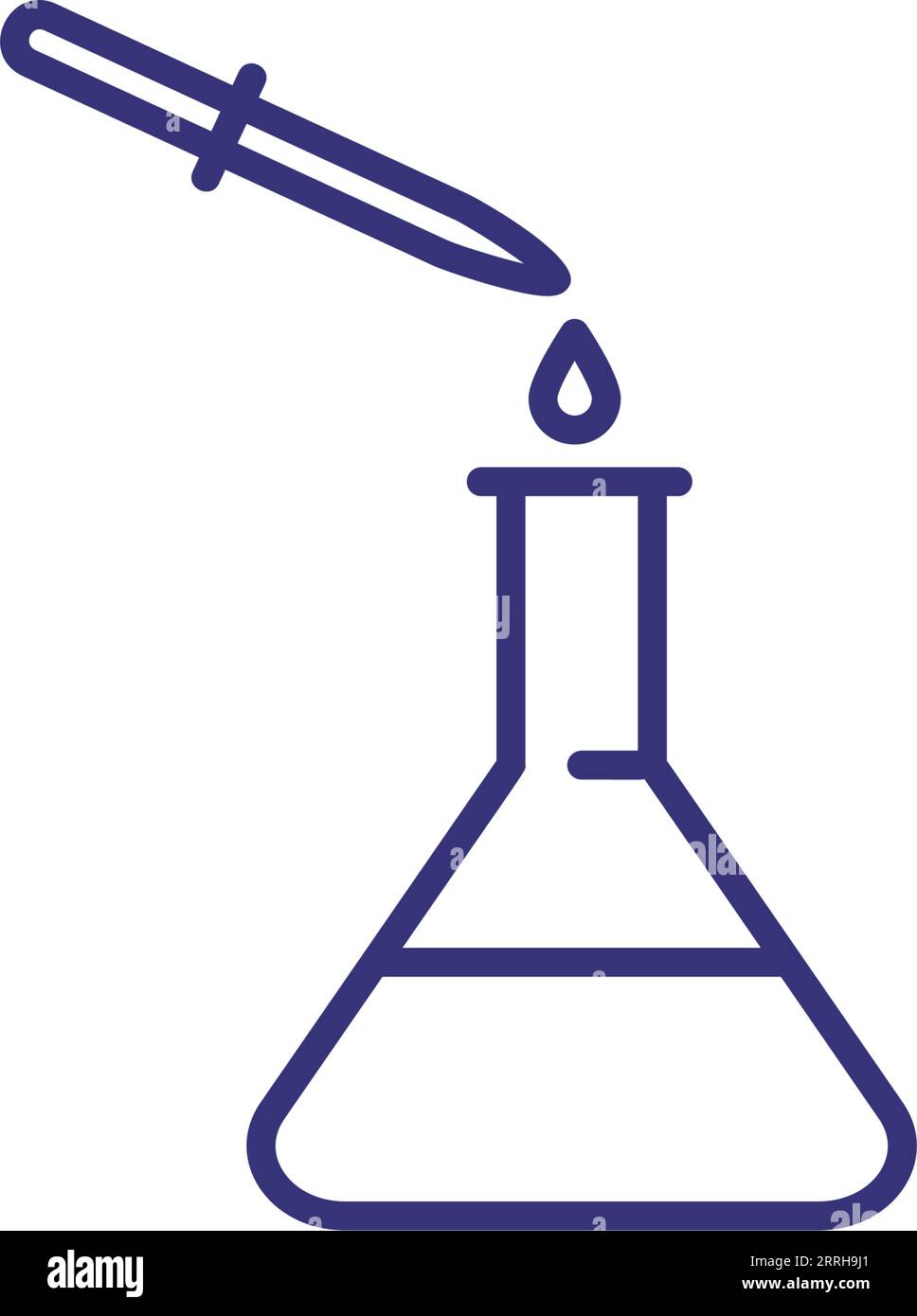 Laboratory research with pipette Stock Vector Image & Art - Alamy