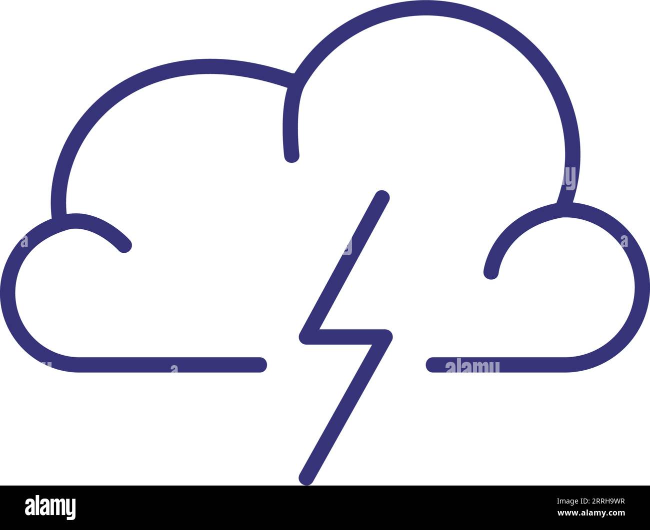 Thundercloud Stock Vector Images - Alamy