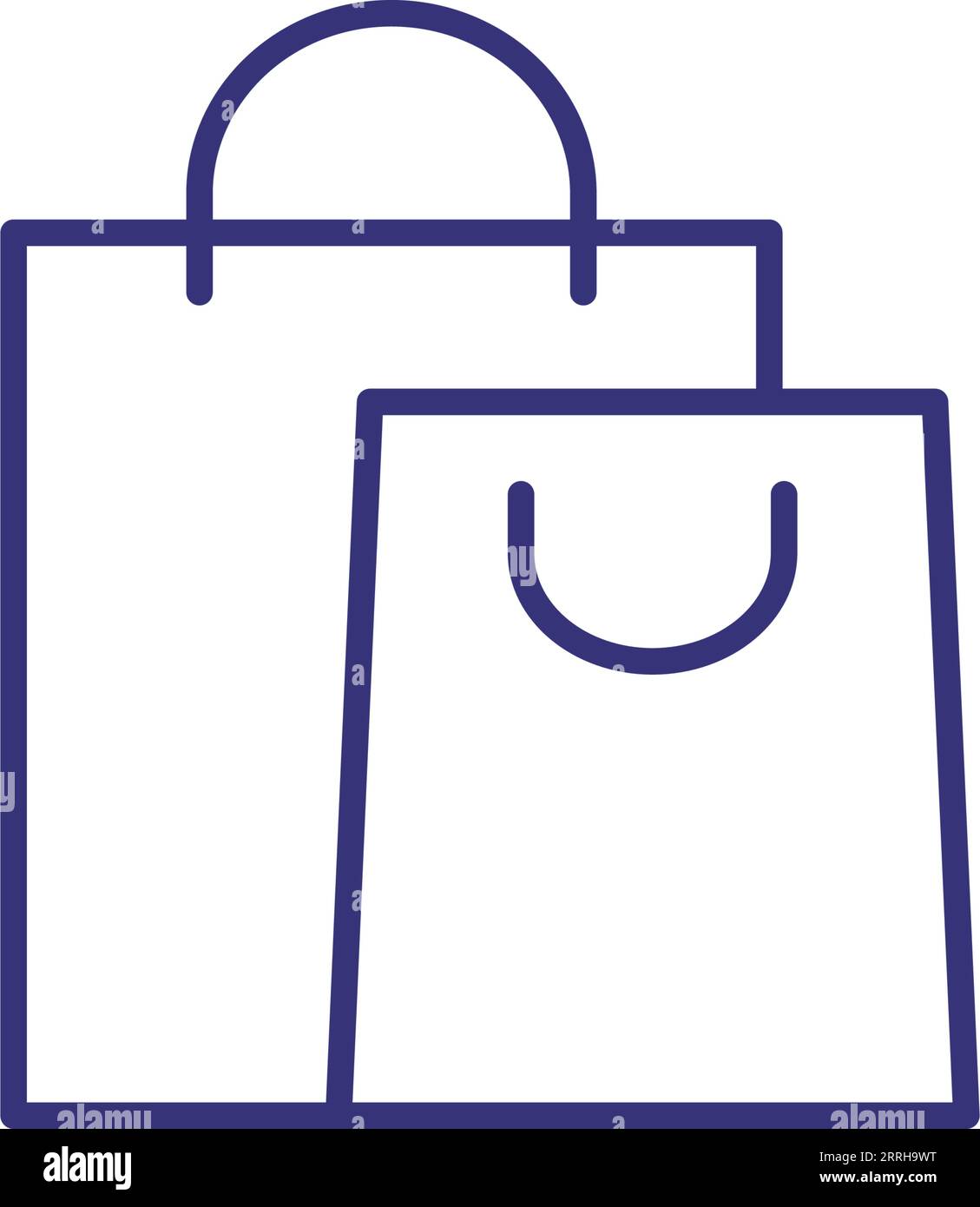 Paper bags line icon Stock Vector Image & Art - Alamy