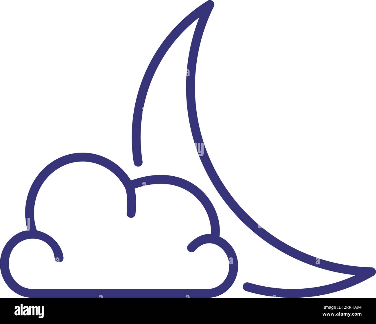 Weather concept forecast half moon hi-res stock photography and images ...