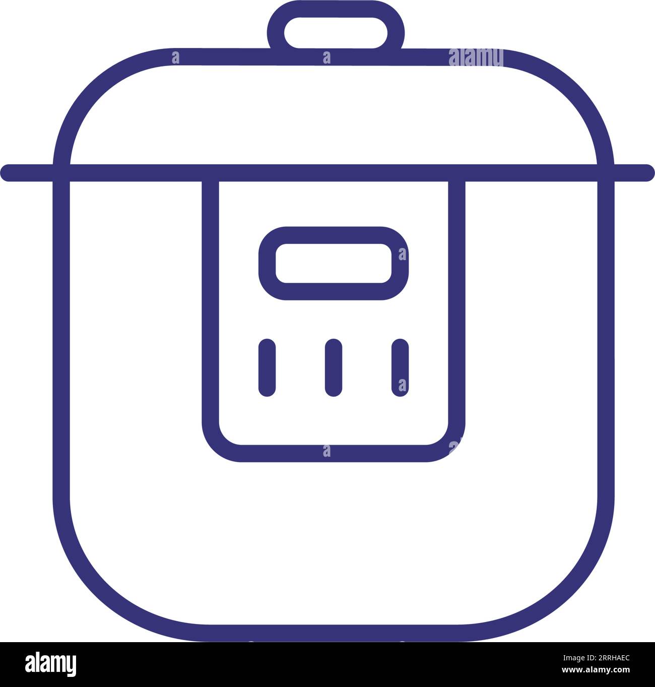 Steam cooker icon simple Cut Out Stock Images & Pictures - Alamy