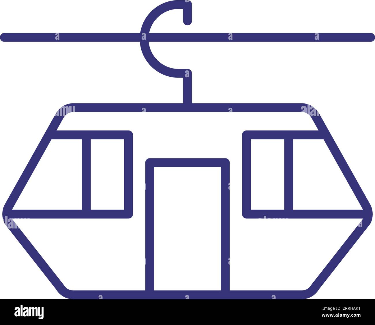 Funicular line icon Stock Vector Image & Art - Alamy