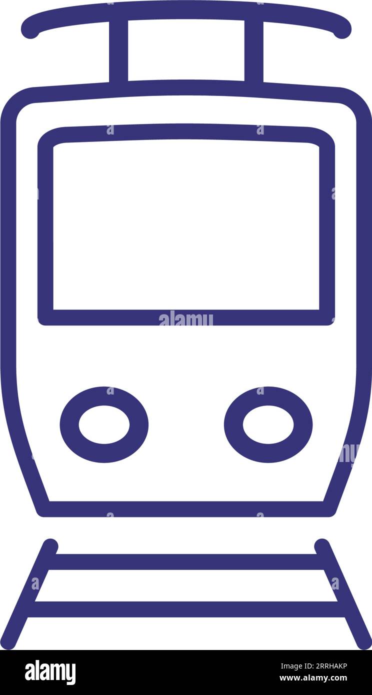 Tram line icon Stock Vector Image & Art - Alamy