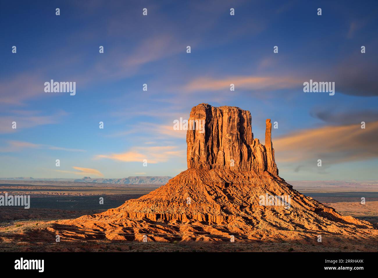 Monument Valley, Arizona, USA at dusk Stock Photo - Alamy