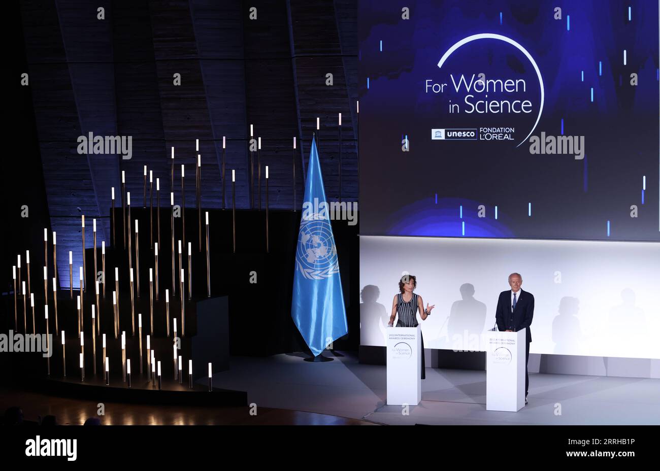 Unesco director general audrey azoulay hi-res stock photography and ...