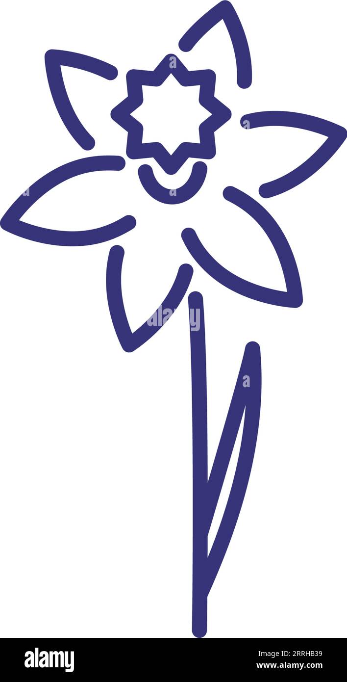 Valley icon modern line Cut Out Stock Images & Pictures - Alamy