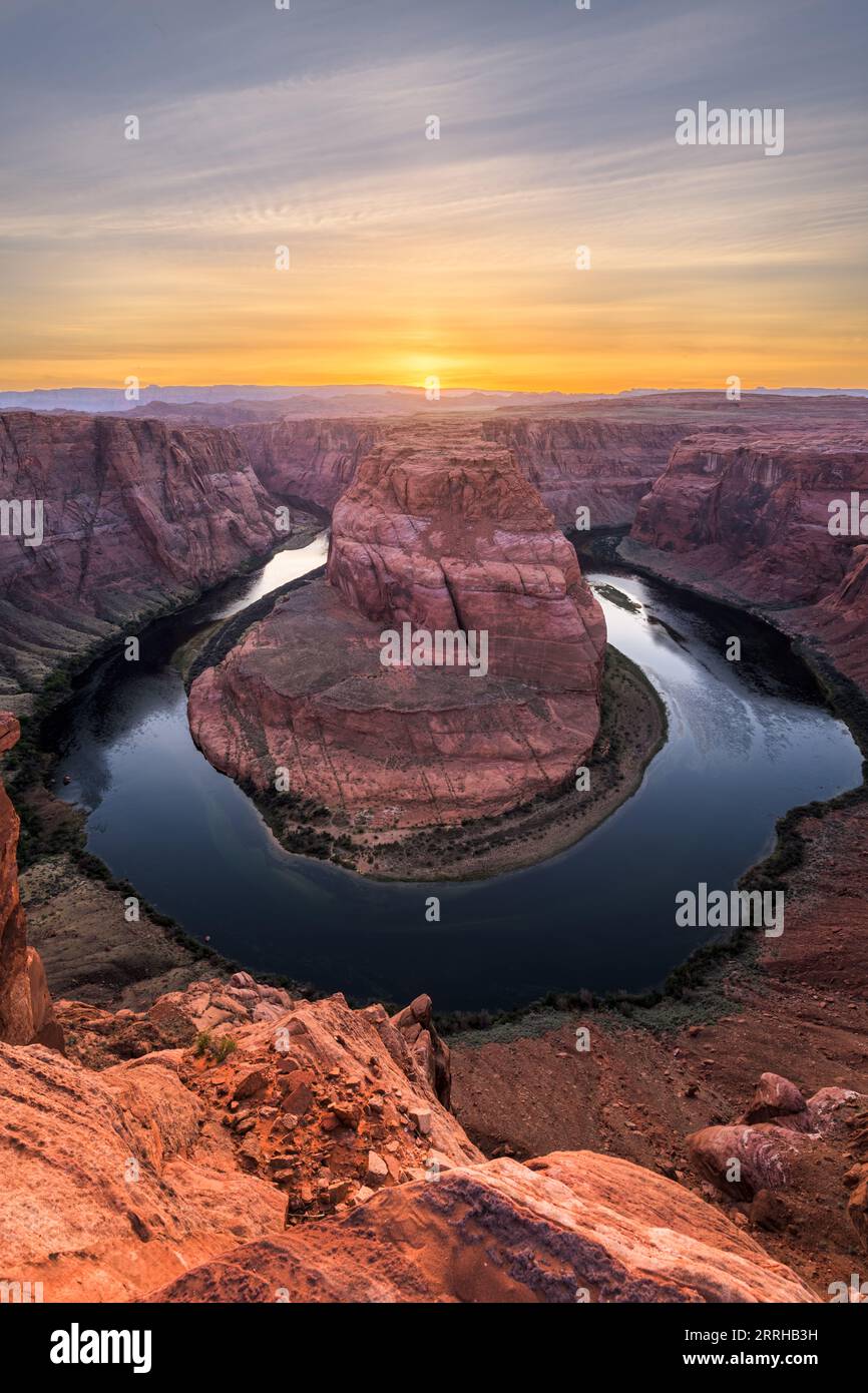 Grand canyon river bend hi-res stock photography and images - Alamy
