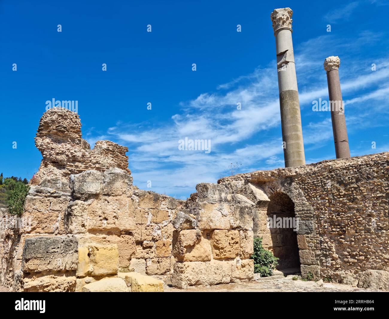 Archaeological site of Carthage, Tunisia Stock Photo - Alamy