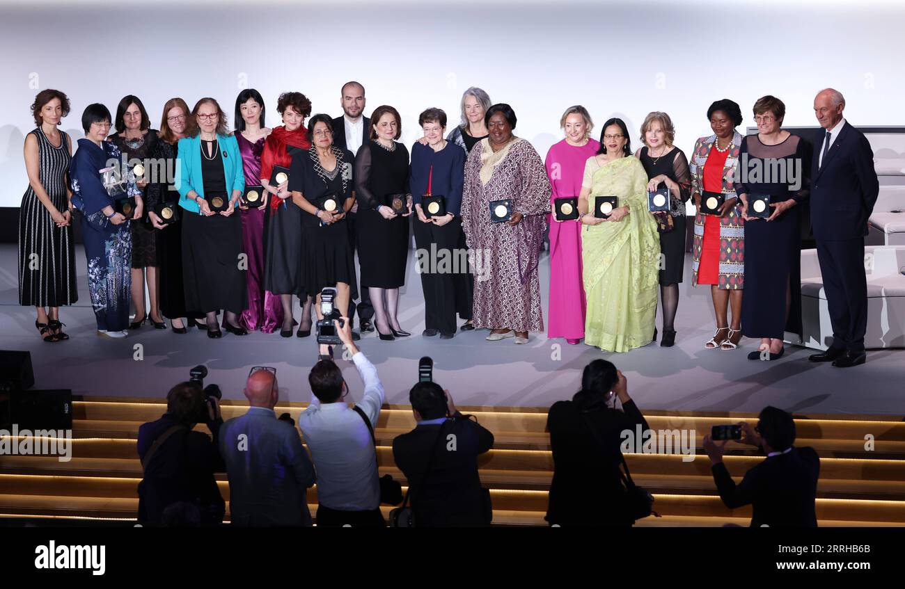 220624 -- PARIS, June 24, 2022 -- Winners of the 2020, 2021 and 2022 ...