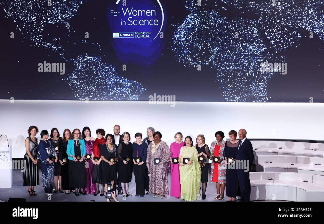 220624 -- PARIS, June 24, 2022 -- Winners of the 2020, 2021 and 2022 ...