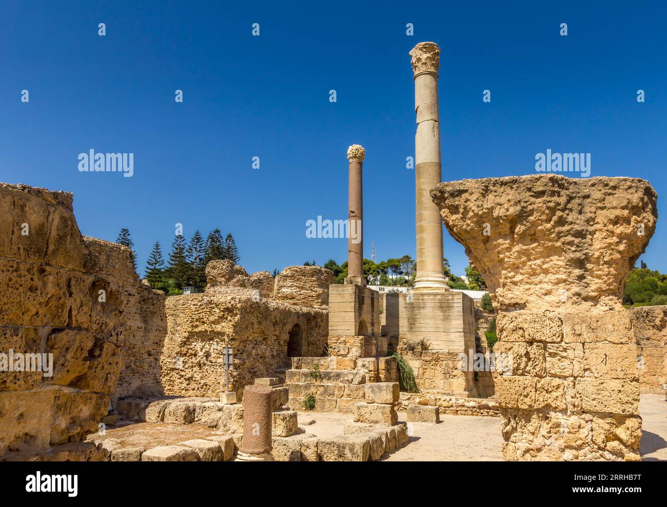 Archaeological site of Carthage, Tunisia Stock Photo - Alamy