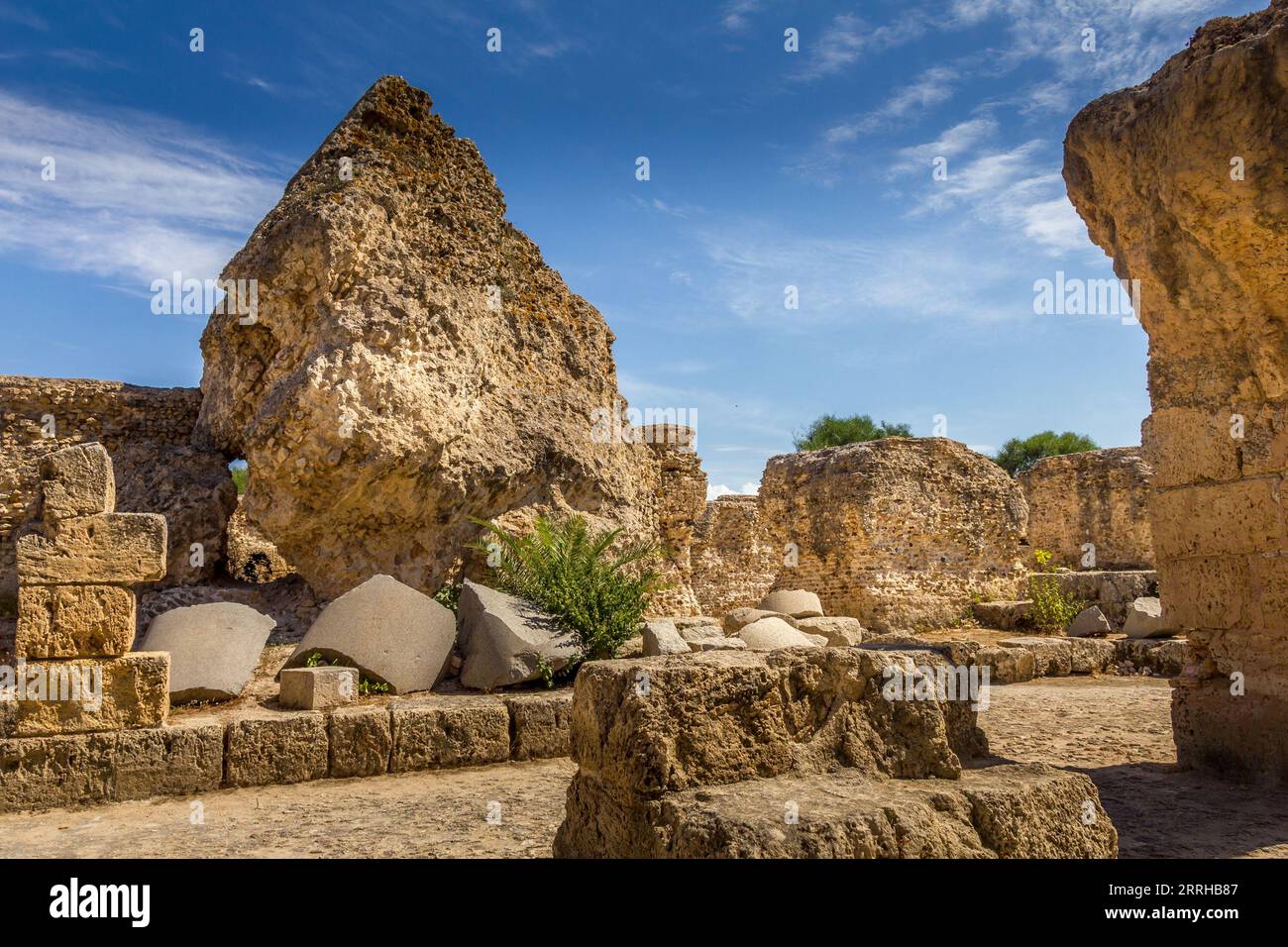Archaeological site of Carthage, Tunisia Stock Photo - Alamy