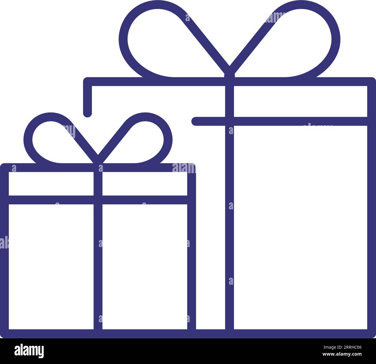 Gift boxes line icon Stock Vector Image & Art - Alamy