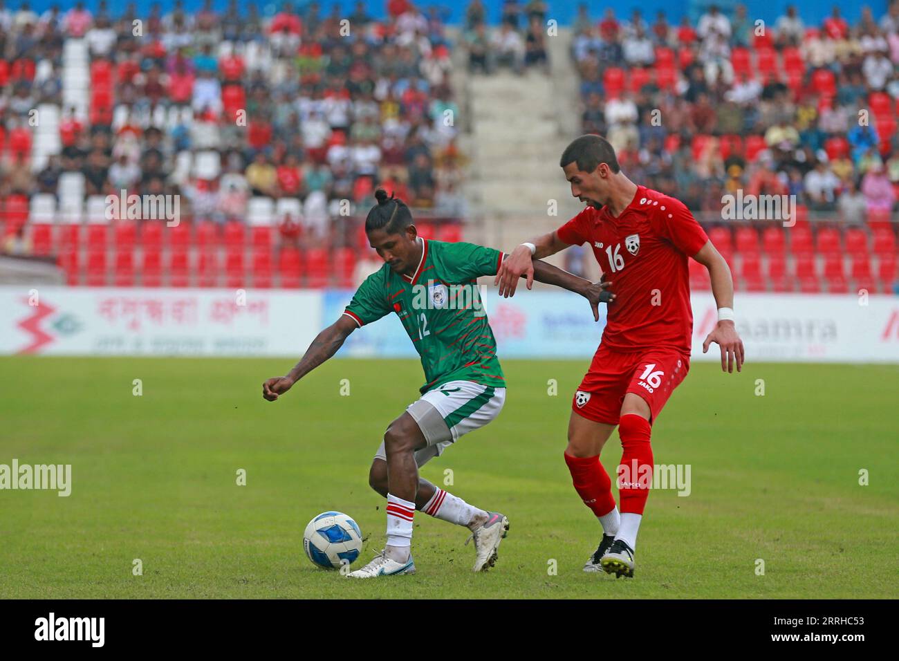 Bangladesh came from behind to hold superior Afghanistan to a 1-1 draw ...