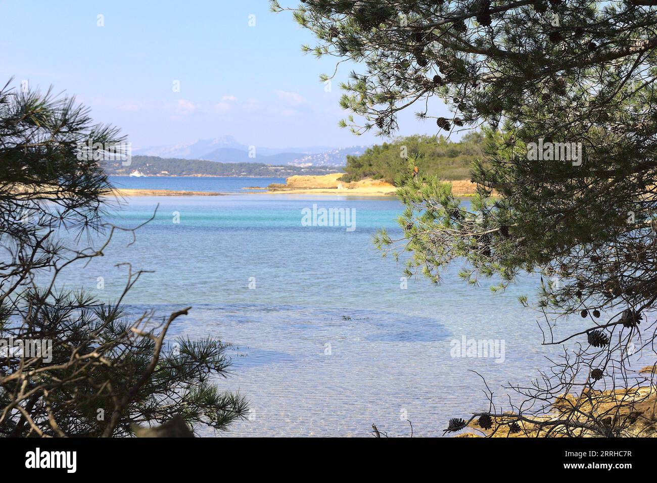 Beach in porquerolles french riviera hi-res stock photography and ...