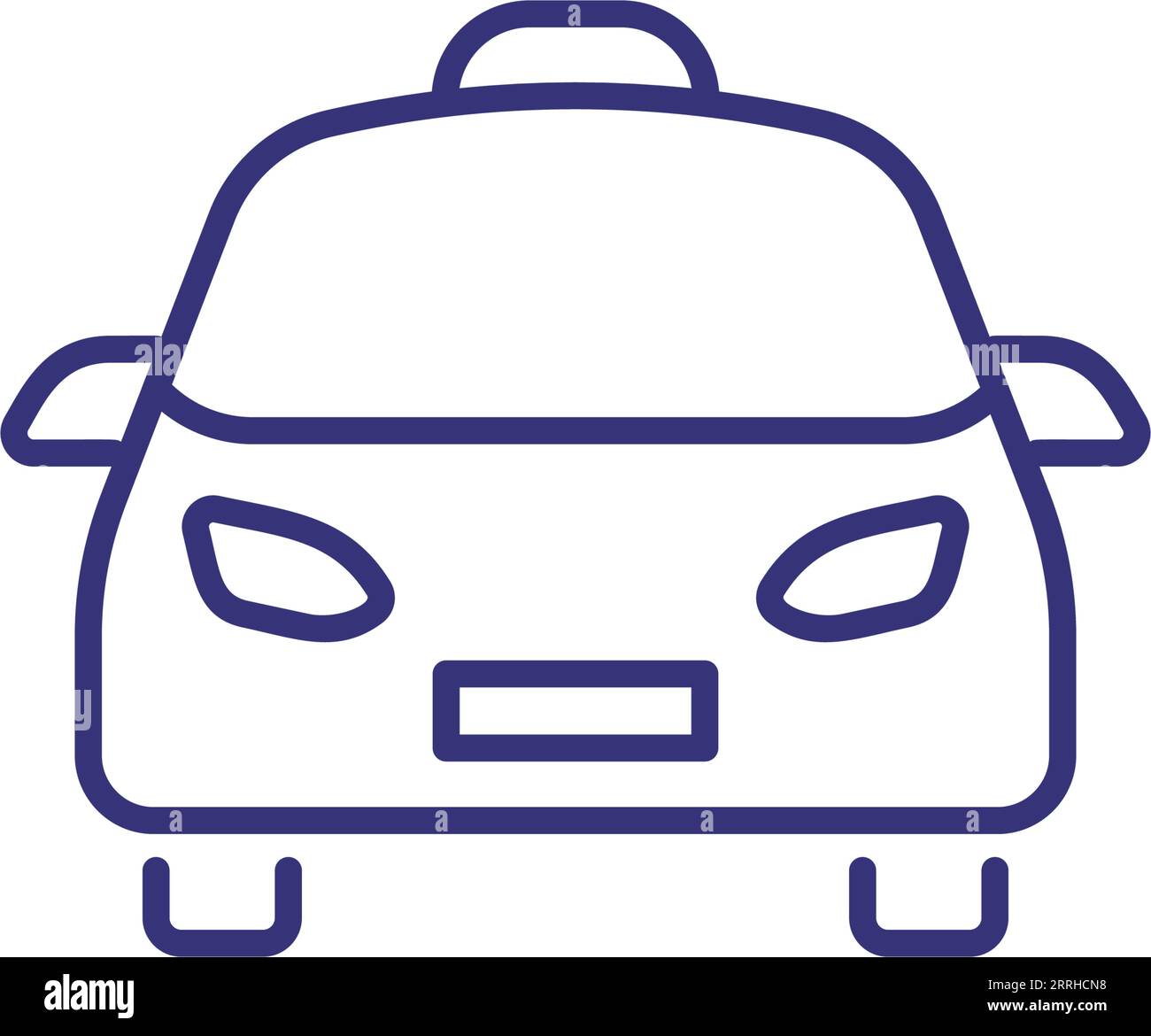 Taxi car signboard Stock Vector Images - Alamy