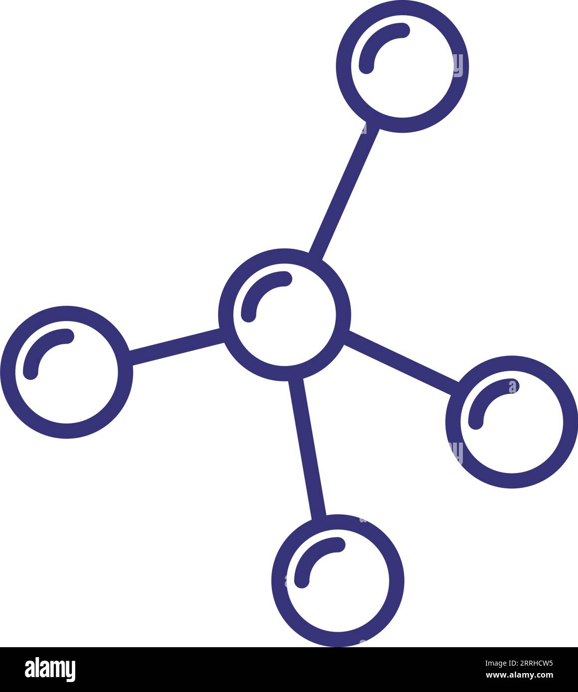 Biological molecule icon outline hi-res stock photography and images ...