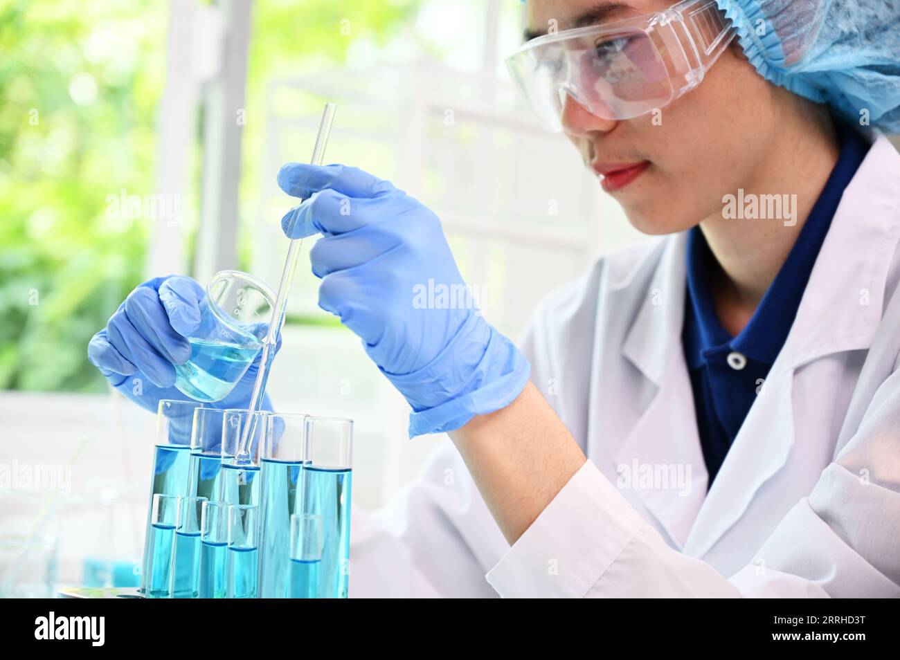 Laboratory Woman Medical Scientist Research Science Medicine Test Chemistry Doctor