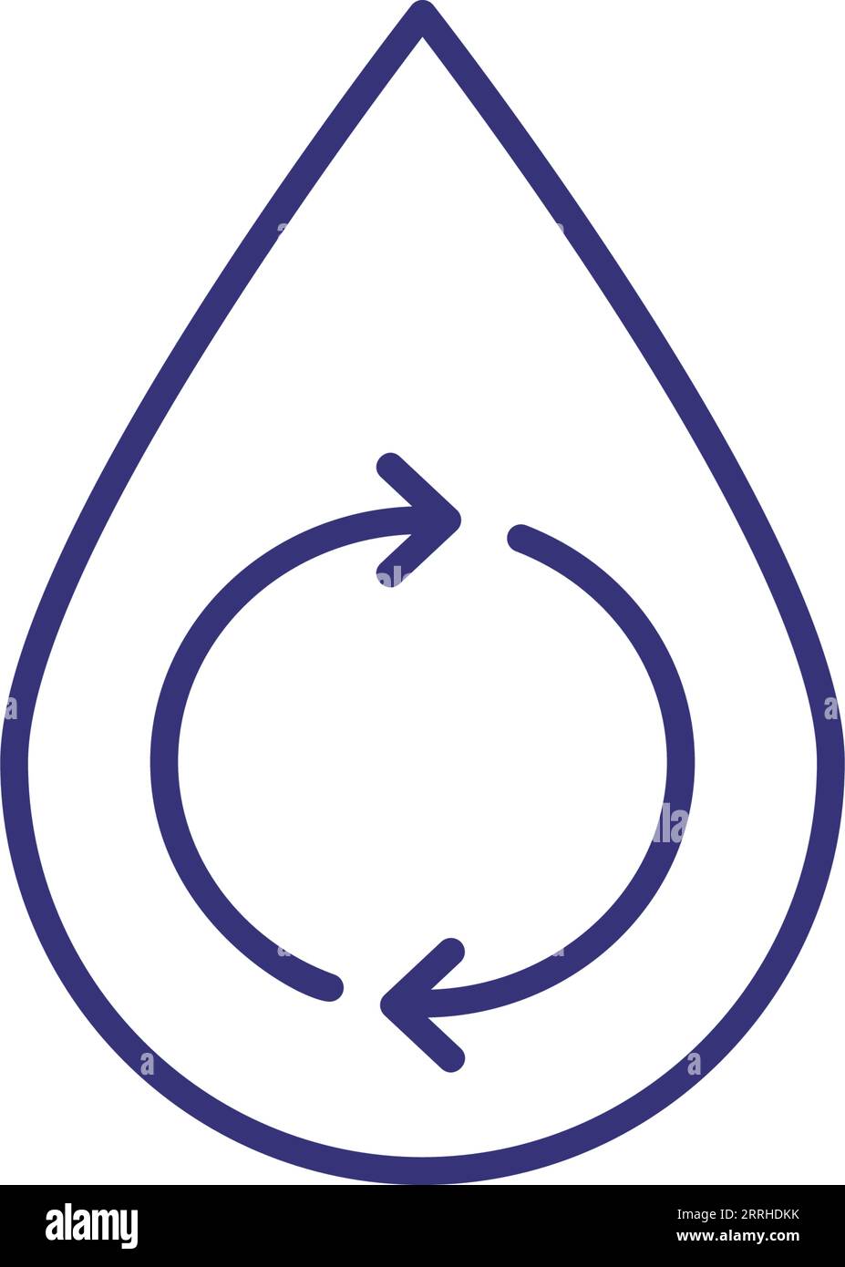 Water treatment line icon Stock Vector Image & Art - Alamy