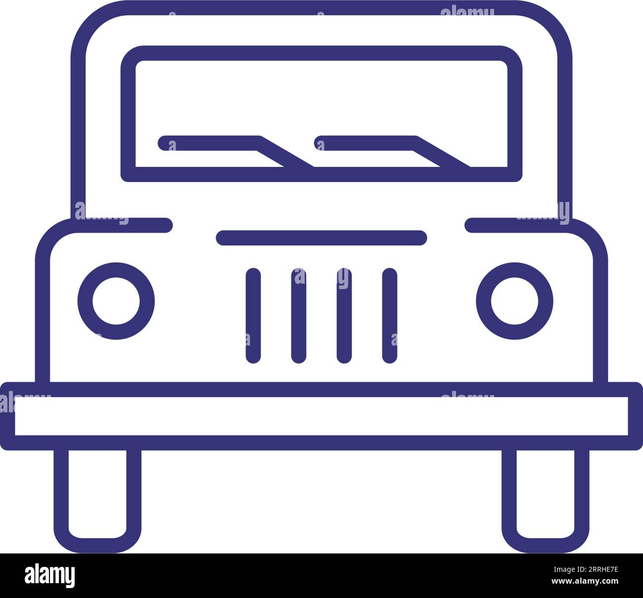 Jeep line icon Stock Vector Image & Art - Alamy