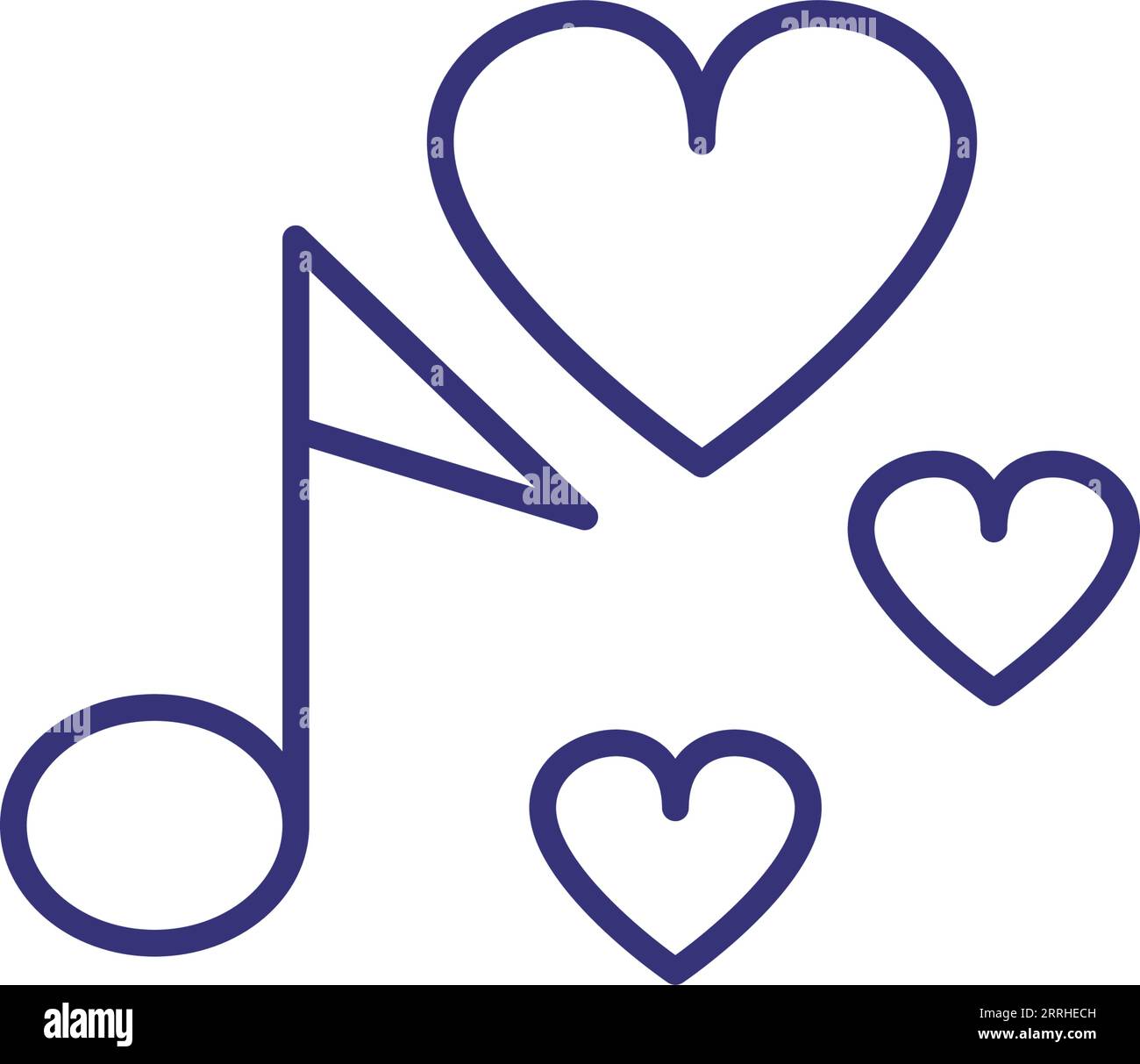 Favorite song line icon Stock Vector Image & Art - Alamy