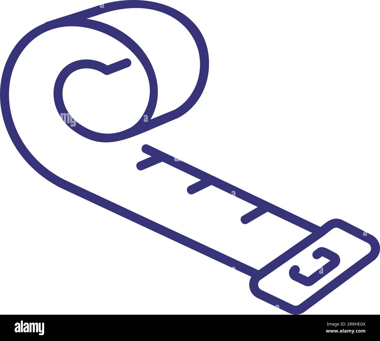 Measuring tape line icon Stock Vector Image & Art - Alamy