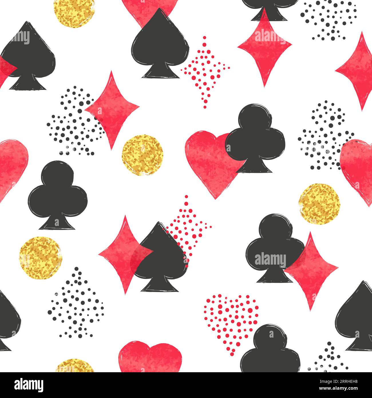 Playing cards wallpaper Stock Vector Images - Alamy