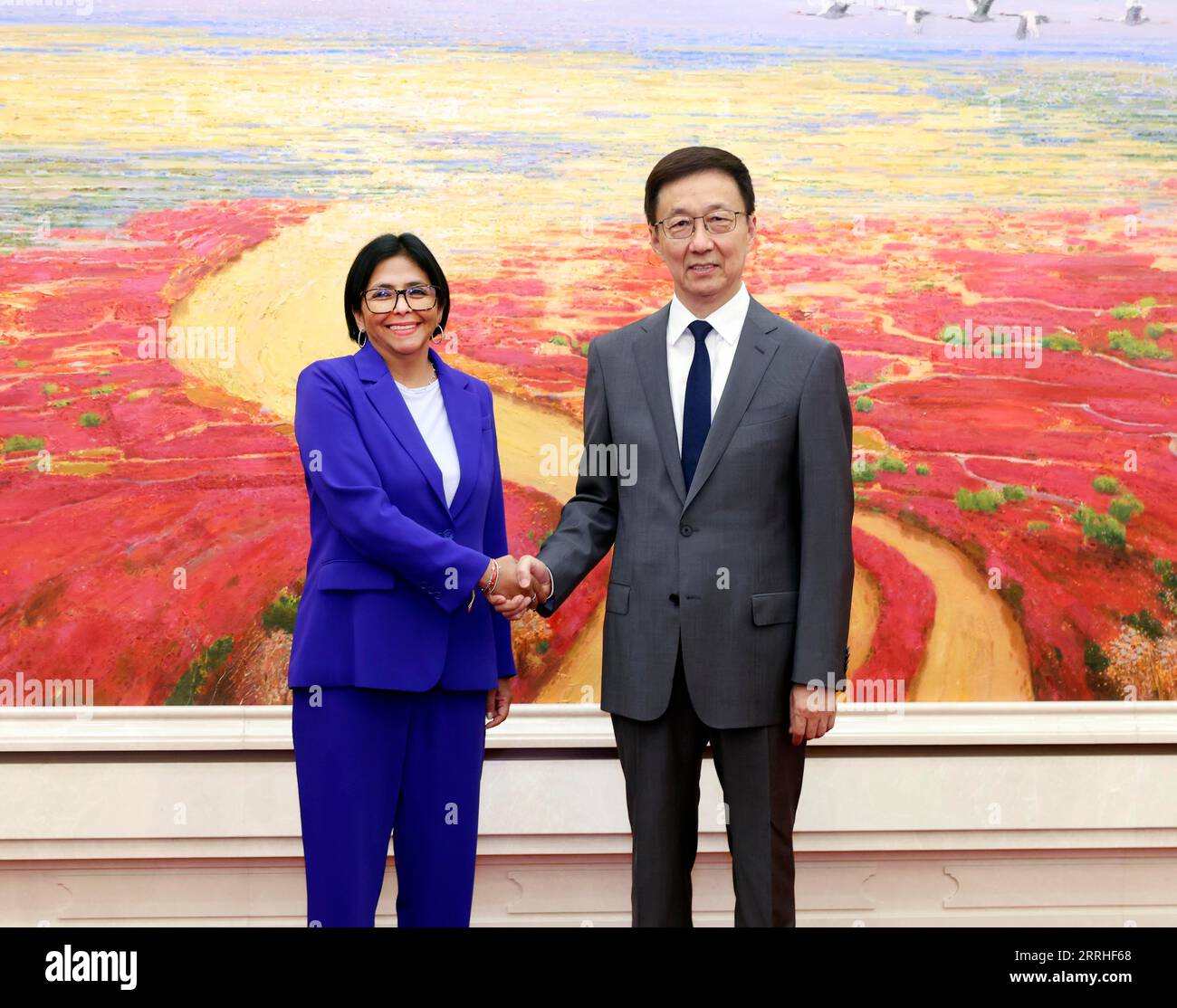 Beijing, China. 8th Sep, 2023. Chinese Vice President Han Zheng meets ...