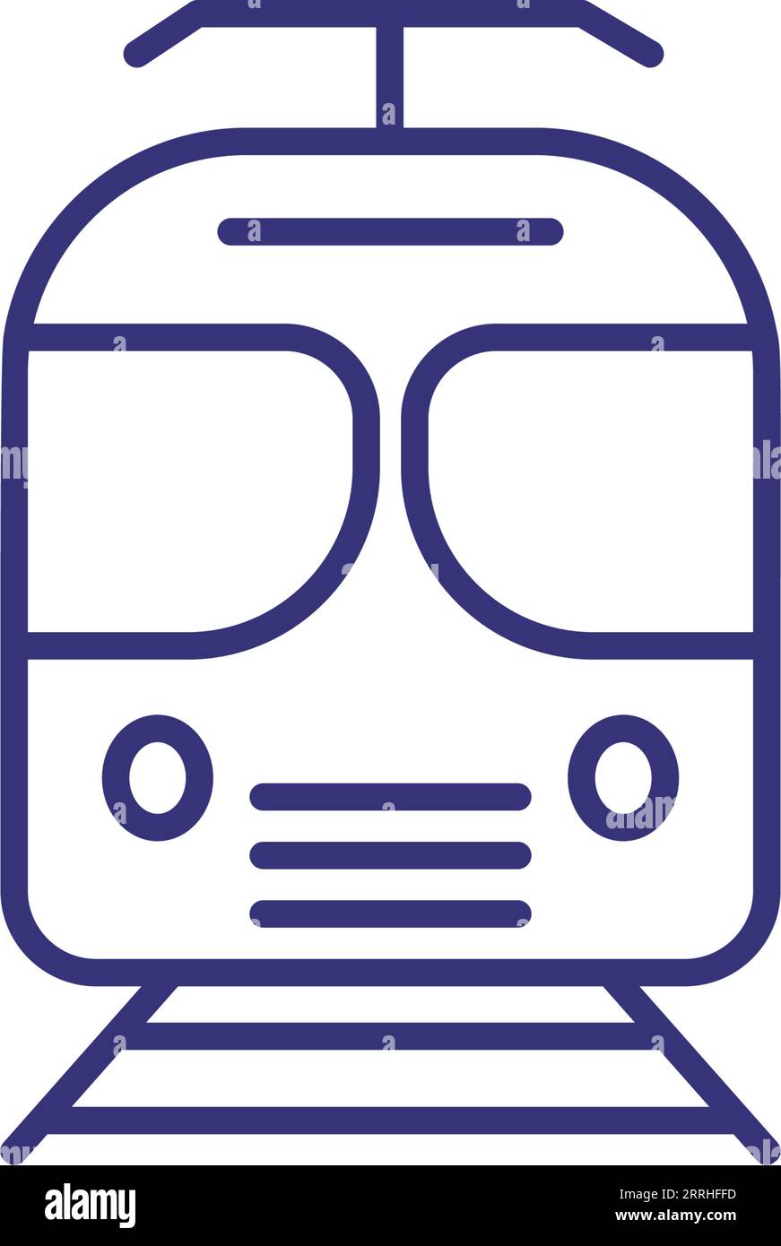 Train line icon Stock Vector Image & Art - Alamy